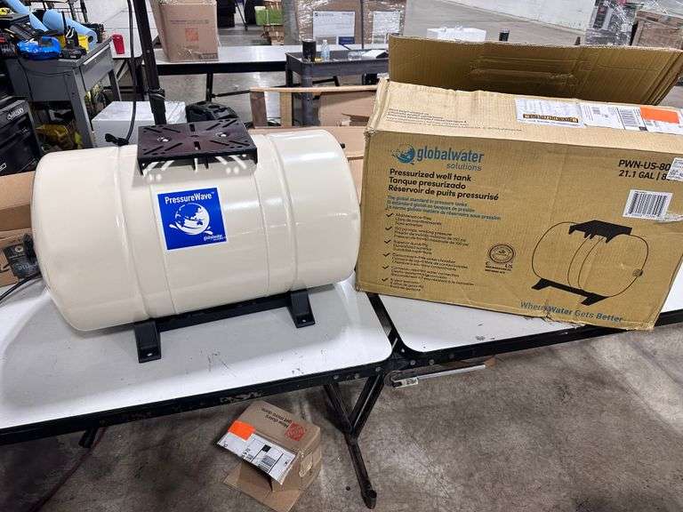 globalwater solutions PressureWave 21.13 Gal. Horizontal Pressurized ...