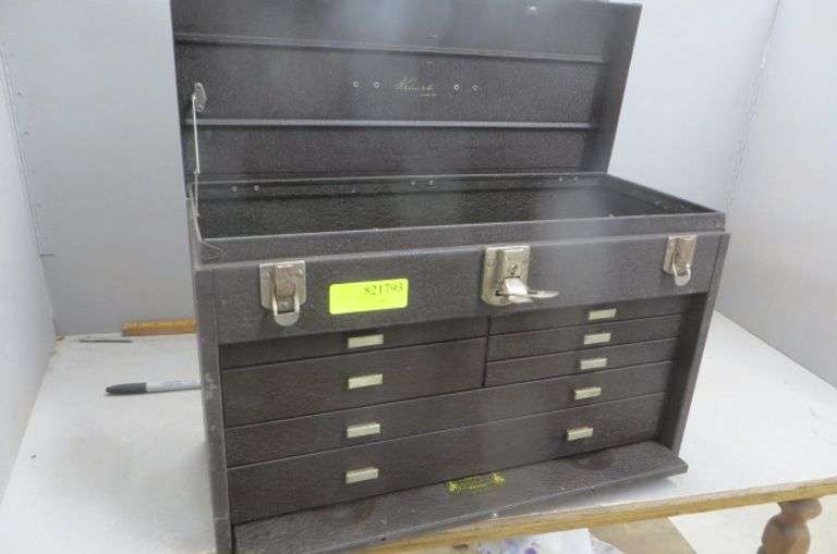 Kennedy Machinist Tool Box - Lambrecht Auction, Inc.