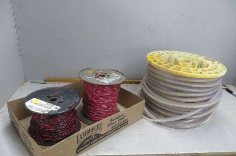Assorted Wire, Fiber Optic? - Lambrecht Auction, Inc.