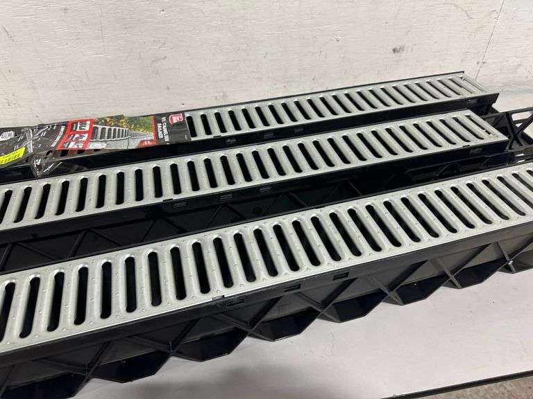 RELN Storm Drain 10 ft. Channel complete with Galvanized Grate ...
