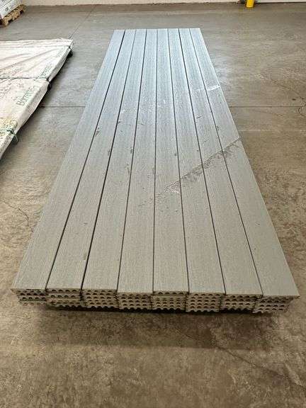 Elevate Lake Fog Composite Decking 5/4"x6"x12' GV - Lambrecht Auction, Inc.