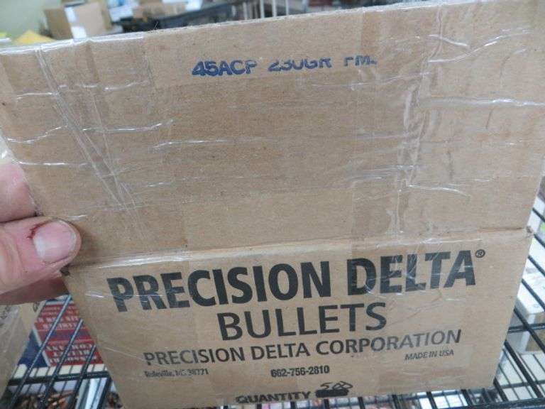 Bullets - Precision Delta .45 ACP 230gr FMJ 500/bx - Lambrecht Auction ...
