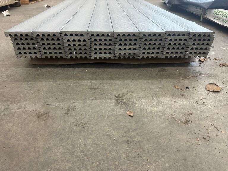Elevate Alpine Gray Composite Decking 5/4"x6"x12' GV - Lambrecht ...