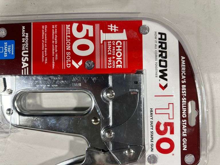 Dewalt Compact Staplegun + Arrow T50 Staple Gun - Lambrecht Auction, Inc.