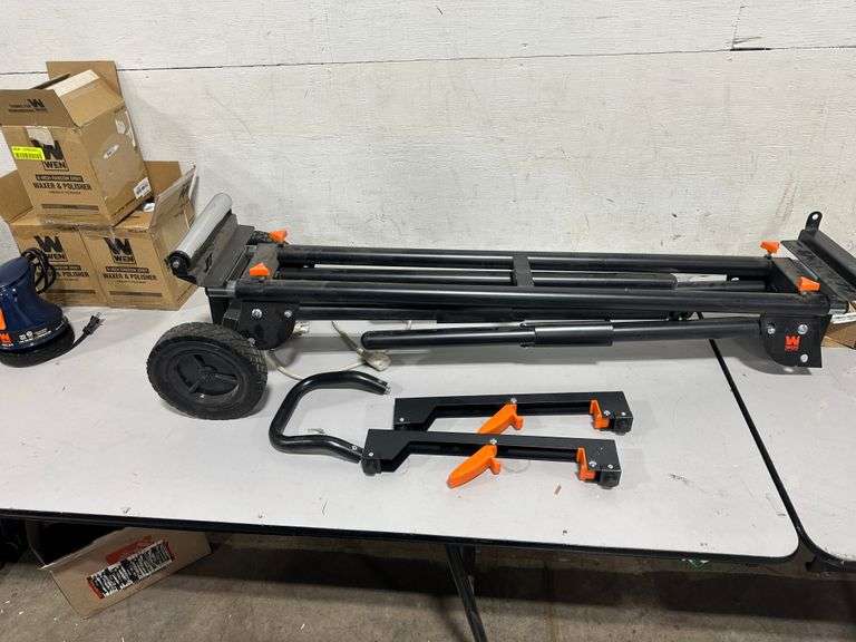 WEN MSA200 Universal Collapsible Miter Saw Stand, 350-Pound Capacity ...