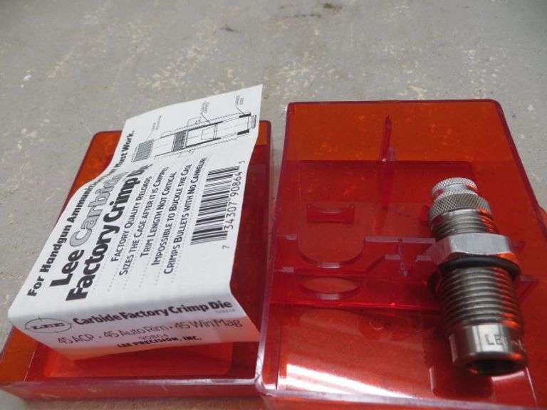 Dies - Lee .45 Acp .45 Auto Rim .45 Win Mag - Crimp only - Lambrecht ...