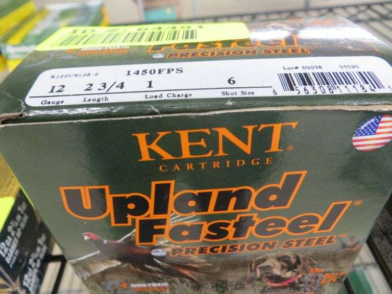 Ammo - Kent 12ga 2.75" #6 25/bx - Lambrecht Auction, Inc.