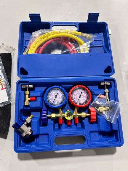 Orion Motor Tech AC Gauges, AC Manifold Gauge Set for R134a R12 R502 ...