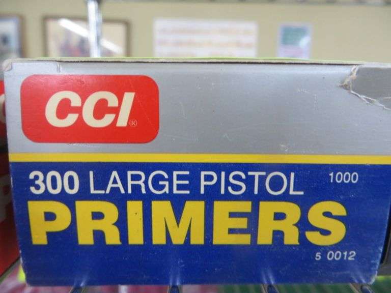 Primers - CCI #300 Large Pistol 1000/bx - Lambrecht Auction, Inc.