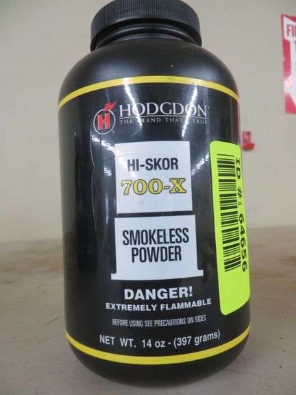 Powder - Hodgdon 700X - Lambrecht Auction, Inc.