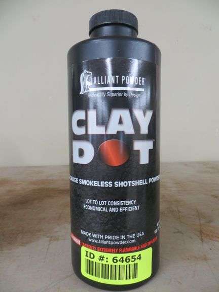 Powder - Alliant Clay Dot - Lambrecht Auction, Inc.