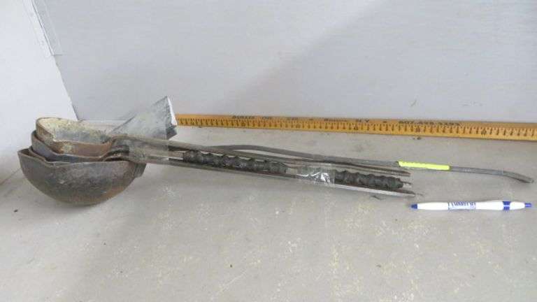 Four Lead Ladles - Lambrecht Auction, Inc.