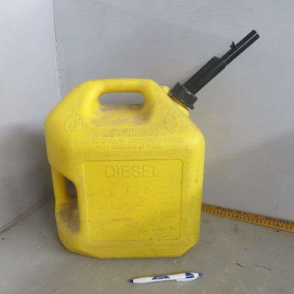 5-Gallon Diesel Fuel Can - Lambrecht Auction, Inc.