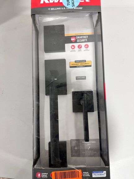 Kwikset San Clemente Matte Black Single Cylinder Low Profile Door ...