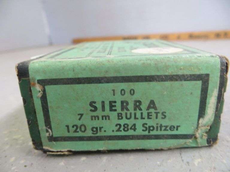 Bullets - Sierra 7mm 120gr Spitzer 100/bx - unopened - Lambrecht ...