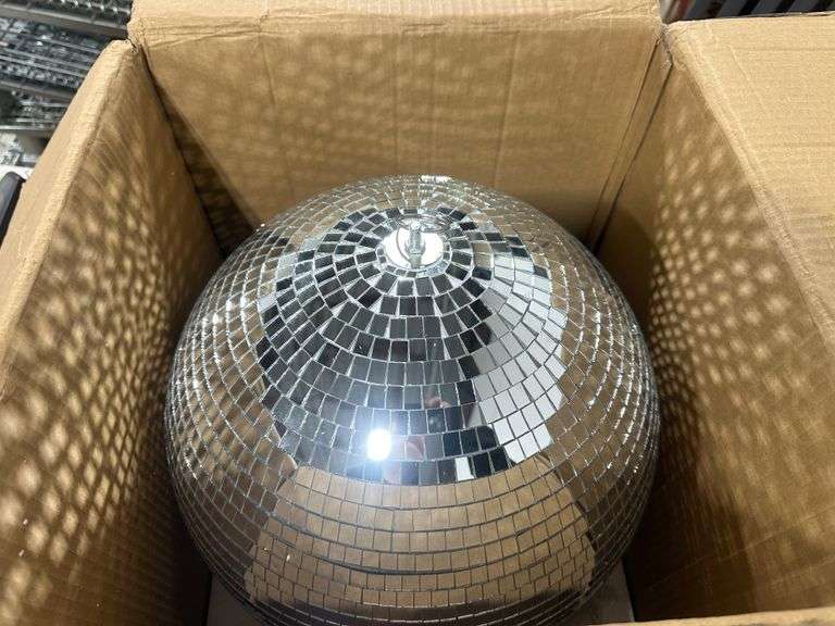 16 Inch Hanging Disco Ball - Lambrecht Auction, Inc.