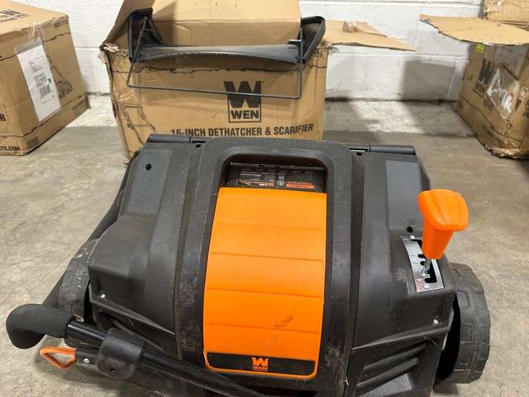 WEN DT1516 16-Inch 15-Amp 2-in-1 Electric Dethatcher and Scarifier with ...