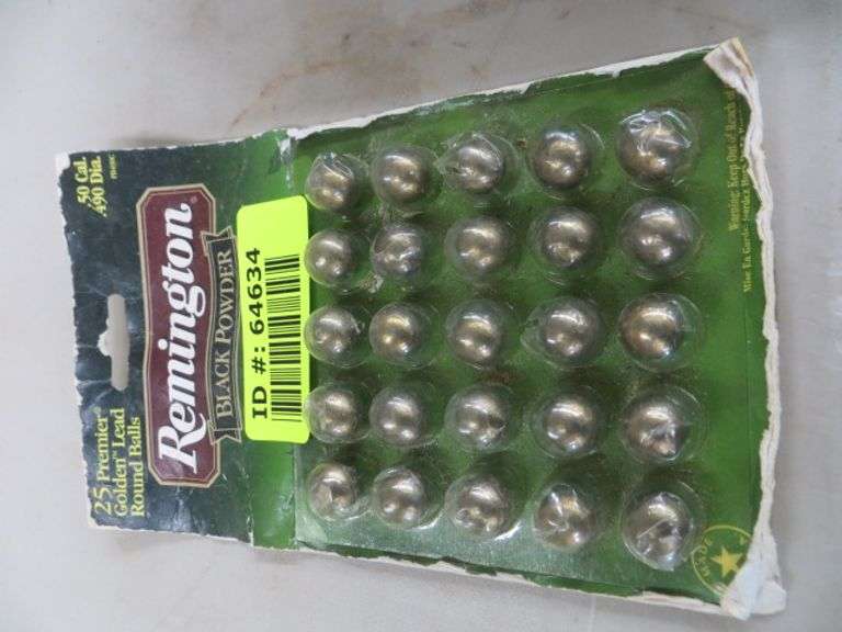 .50cal Black Powder Balls - Lambrecht Auction, Inc.