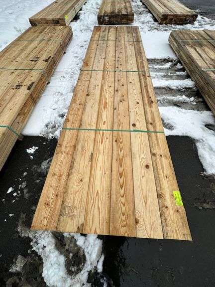 White Fir Dimensional Lumber 2"x8"x14' - Lambrecht Auction, Inc.