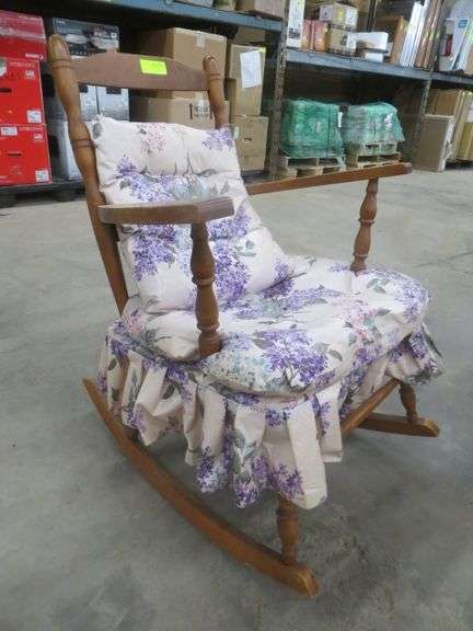 Maple Frame Rocker - Lambrecht Auction, Inc.