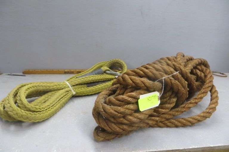 Tow Rope & Hemp Rope - Lambrecht Auction, Inc.