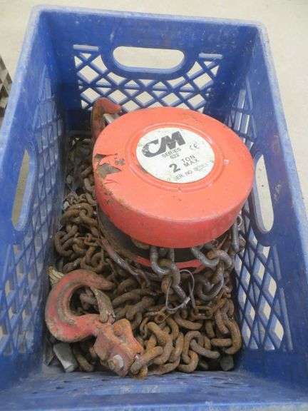 CM 2-Ton Chain Hoist - Lambrecht Auction, Inc.