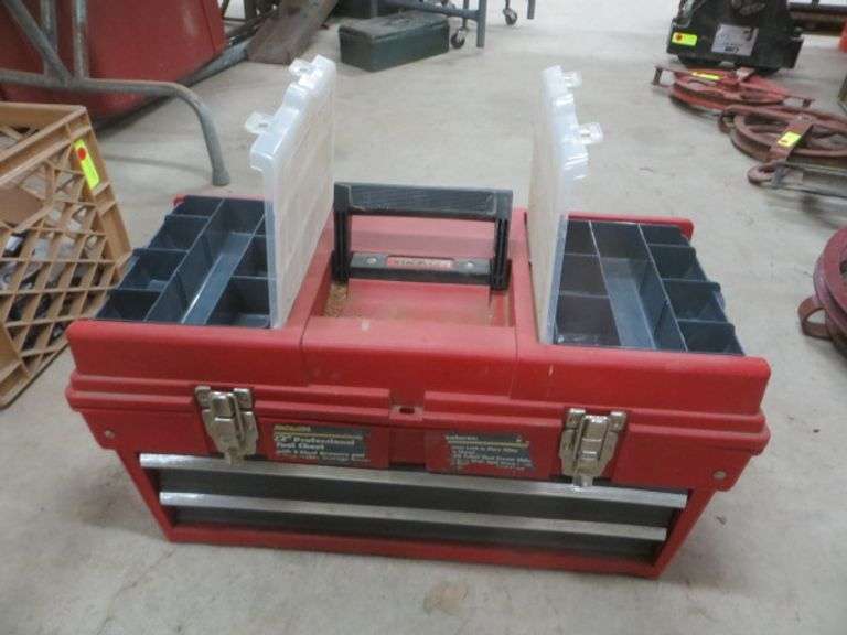 Stack-On Plastic Tool Box w/ Drawers - Lambrecht Auction, Inc.