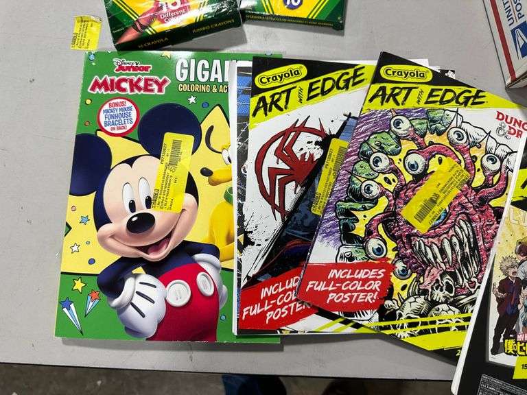 Coloring Books And Crayons - Lambrecht Auction, Inc.
