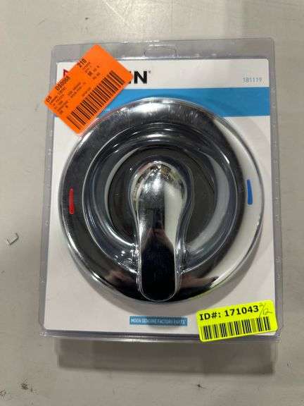 MOEN Chateau Lever Posi-Temp 1-Handle Shower Valve Trim Kit - Lambrecht Auction, Inc.