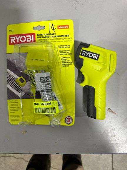 Ryobi 8" Infrared Thermometer - Lambrecht Auction, Inc.