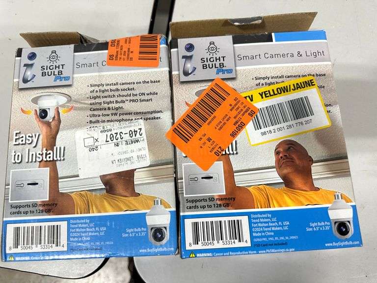 SIGHT BULB Motion Detecting 360-Degree Indoor/Outdoor Wi-Fi Home ...