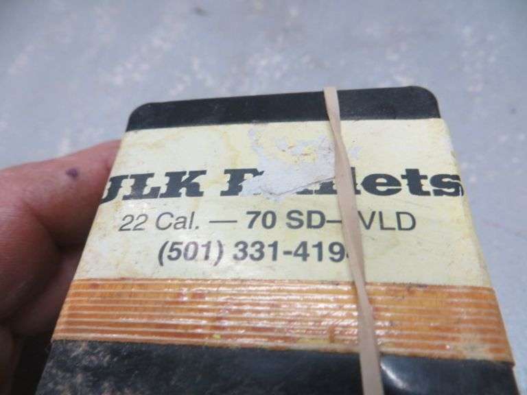 Bullets - JLK .22 70 & 75gr VLD 100/bx - Lambrecht Auction, Inc.