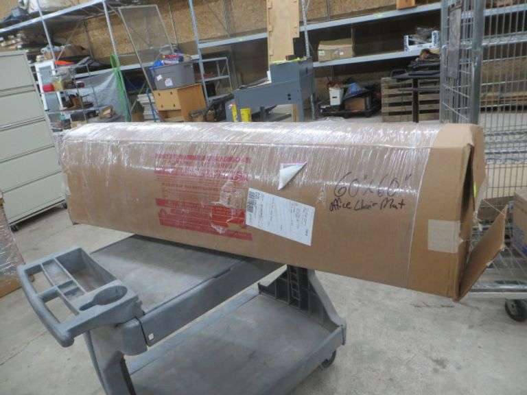60x60" Office Chair Mat - Lambrecht Auction, Inc.