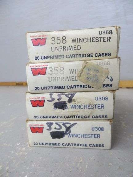 Ammo - Reloaded .358 Win 20/bx - Lambrecht Auction, Inc.
