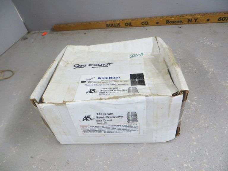 Bullets - Better Bullets .45cal LC 255gr Semi-wad 500/bx - unopened ...