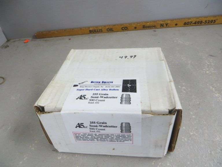 Bullets - Better Bullets .45cal LC 255gr Semi-wad 500/bx - unopened ...