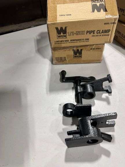 WEN PCV012 Heavy Duty 1/2-Inch Cast Iron Pipe Clamp Vise For ...