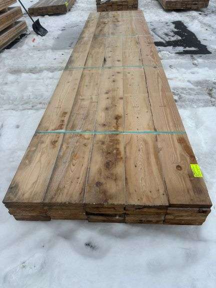 White Fir Dimensional Lumber 2"x10"x16' - Lambrecht Auction, Inc.