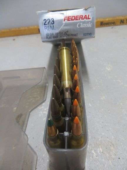 Ammo - Reloaded .233 Rem 50gr Hi-shock FBHP 42 Rnds - Lambrecht Auction ...