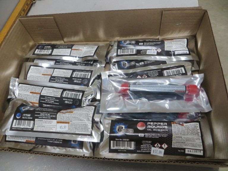 Prepared 2 Protect .50cal Pepper & Powder Balls - Lambrecht Auction, Inc.