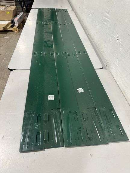 Colmet 8' 14-Gauge x 4 in. Green Steel Landscape Edging (5-Pack ...