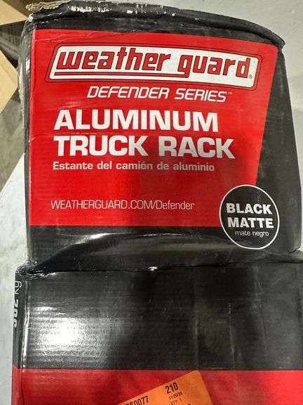 Weather Guard 800 Lbs. Load Capacity Black Universal Truck Ladder Rack ...