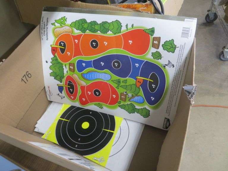 Assortment of Splattering & Regular Targets - Lambrecht Auction, Inc.