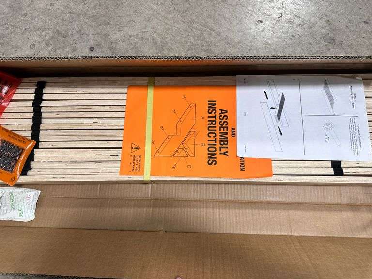 Frames And Rails Twin Wooden Roll Slats - Lambrecht Auction, Inc.