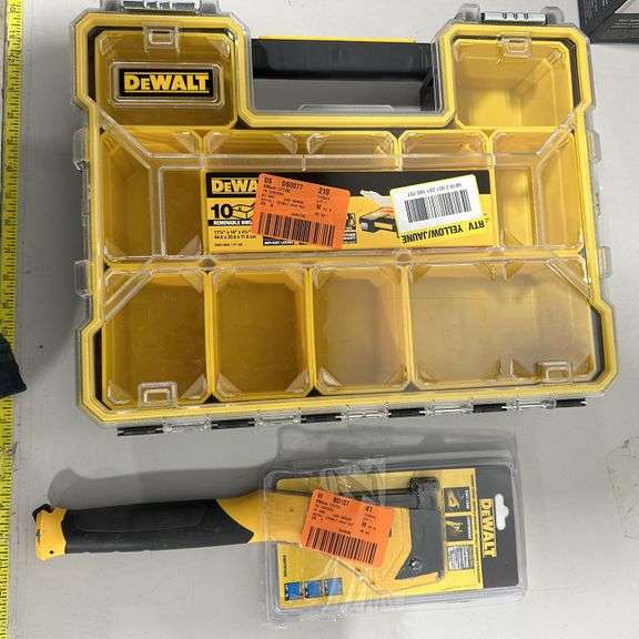 Dewalt Tool Box + Hammer Tacker - Lambrecht Auction, Inc.