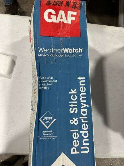 GAF WeatherWatch 36 in. x 50 ft., 150 sq. ft. Mineral-Surfaced Peel And ...