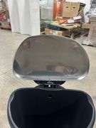 StyleWell SW 13 gal. Stainless Steel Step-On Trash Can D-Shaped ...