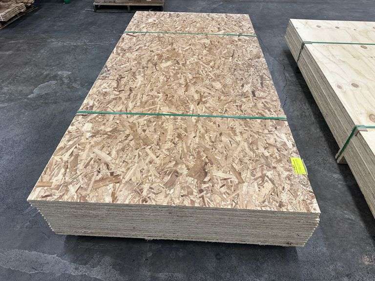 OSB Underlayment 3/4"x48"x96" - Lambrecht Auction, Inc.