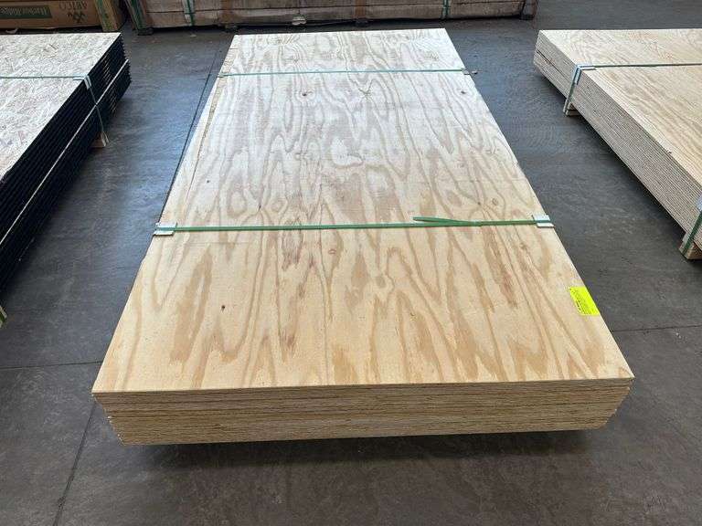 CDX Plywood 5/8"x48 3/4"x96" - Lambrecht Auction, Inc.