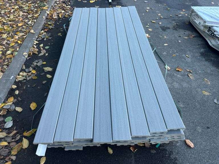 Sea Salt Composite Decking 5/4"x6"x8' - Lambrecht Auction, Inc.